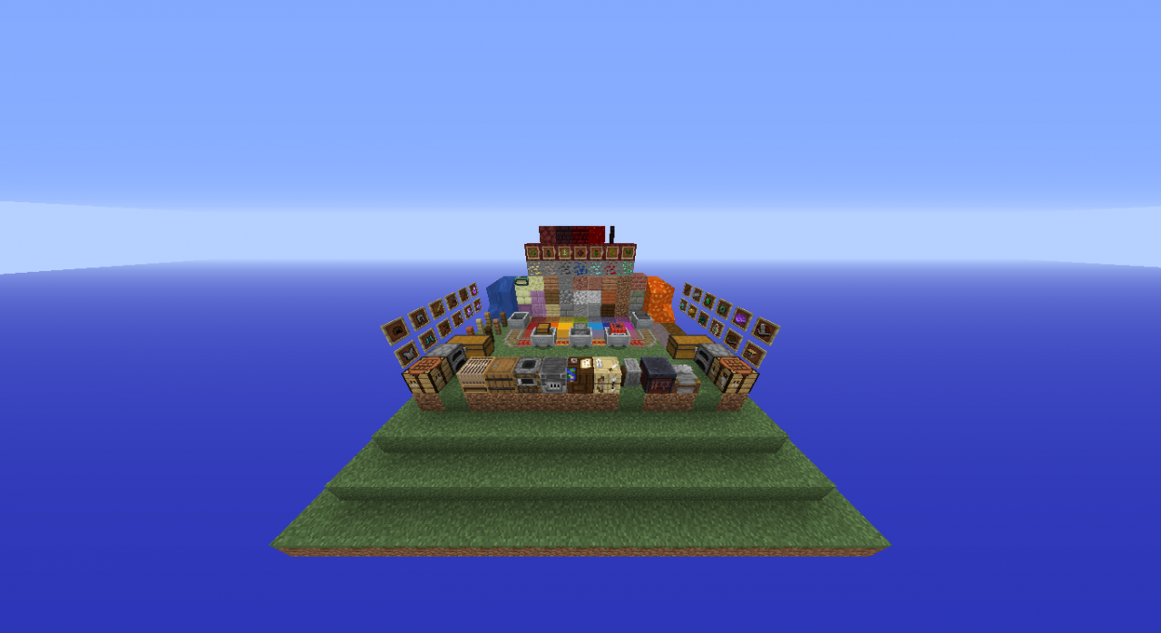 Texture Pack Showcase Minecraft Map