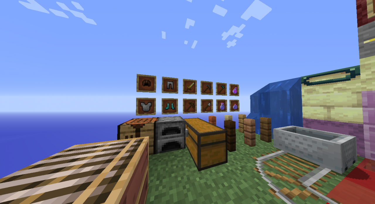 Texture Pack Showcase Minecraft Map