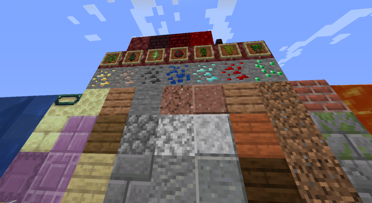 Texture Pack Showcase Minecraft Map