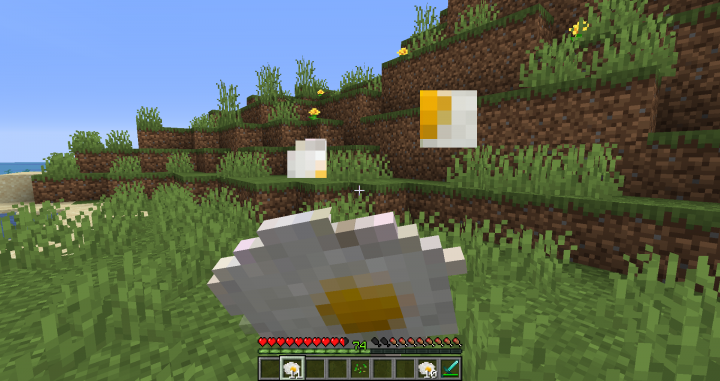 Fried Eggs Minecraft Data Pack