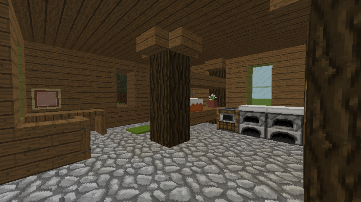 Spruce and Stone House Minecraft Map