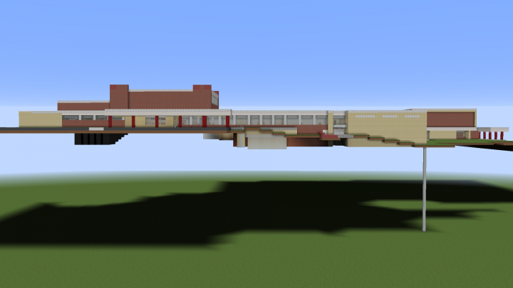 Suburban Middle School Minecraft Map