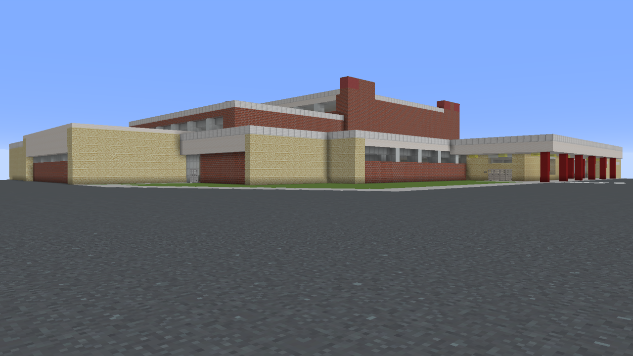 Suburban Middle School Minecraft Map