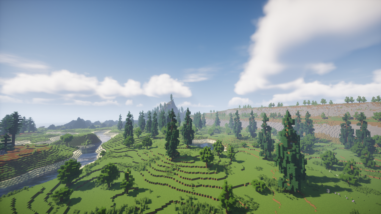 5k x 5k Survival Map with Custom Terrain, 1.13.2 Compatible Minecraft Map