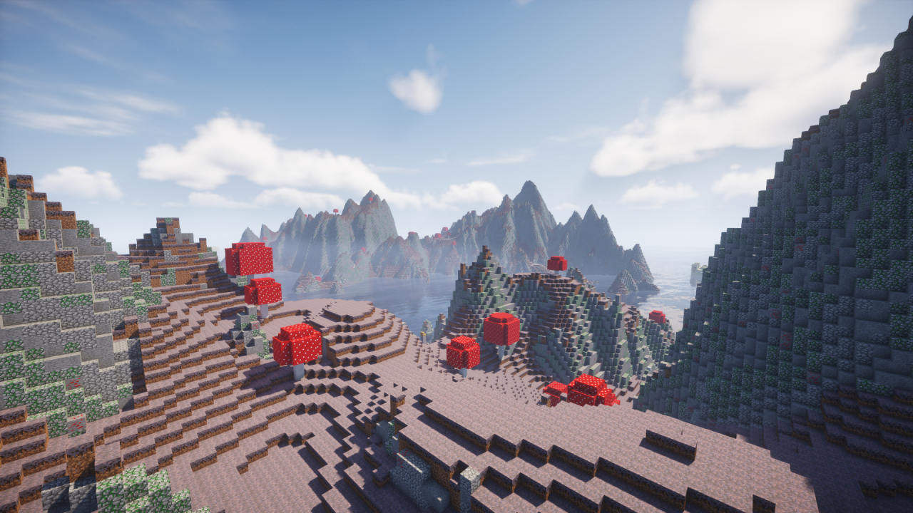 5k x 5k Survival Map with Custom Terrain, 1.13.2 Compatible Minecraft Map