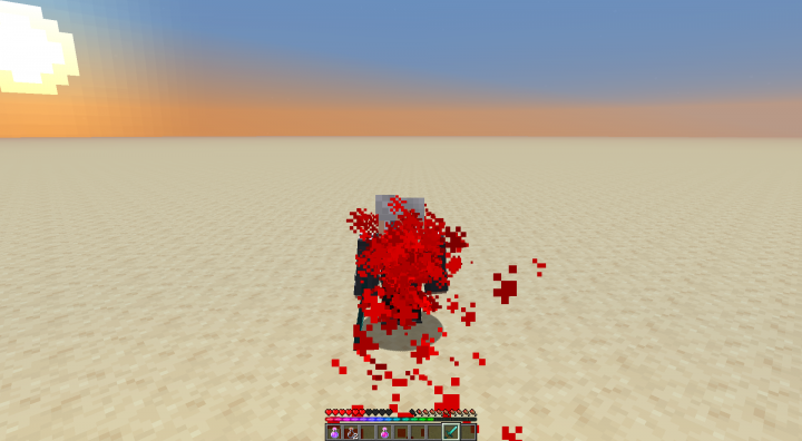 Damage Drawbacks Effects when you take damage Minecraft Data Pack