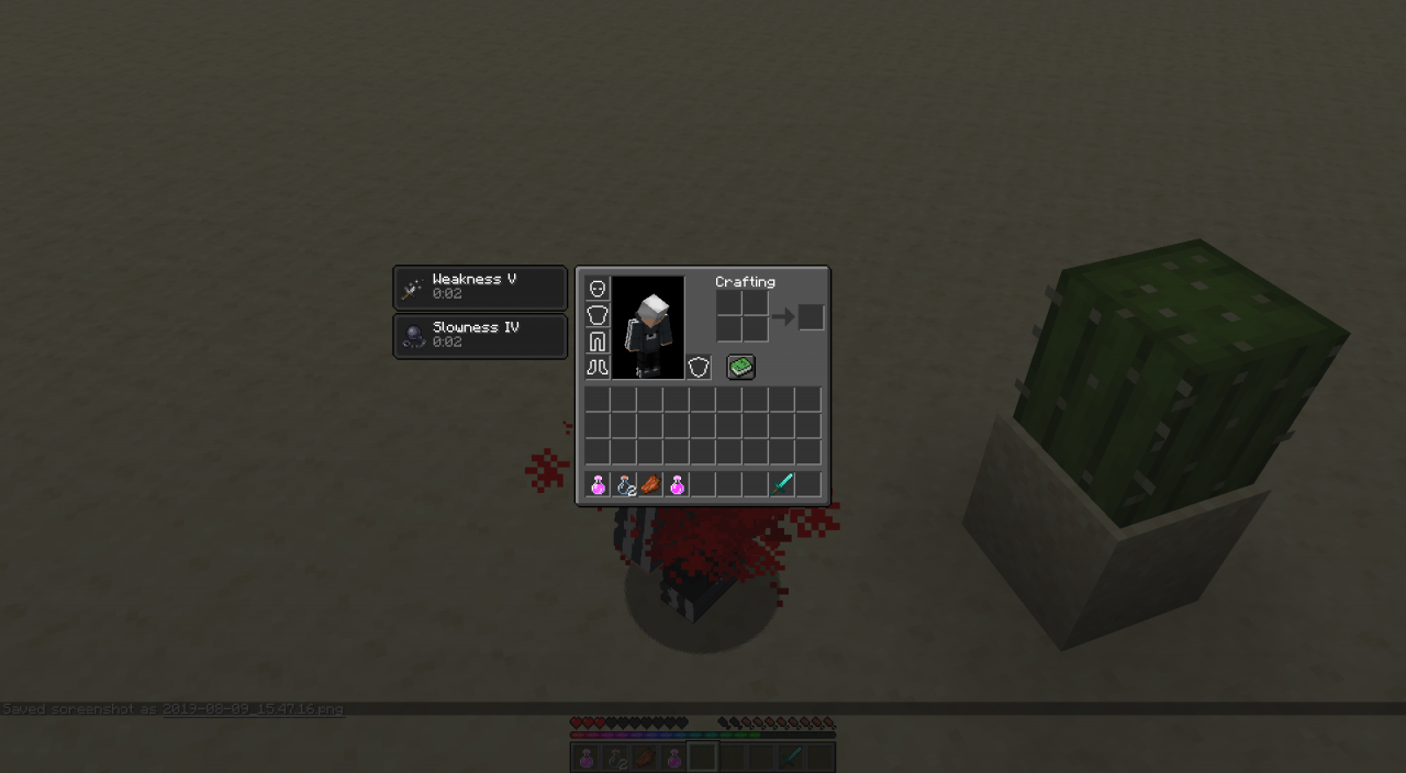 Damage Drawbacks Effects when you take damage Minecraft Data Pack