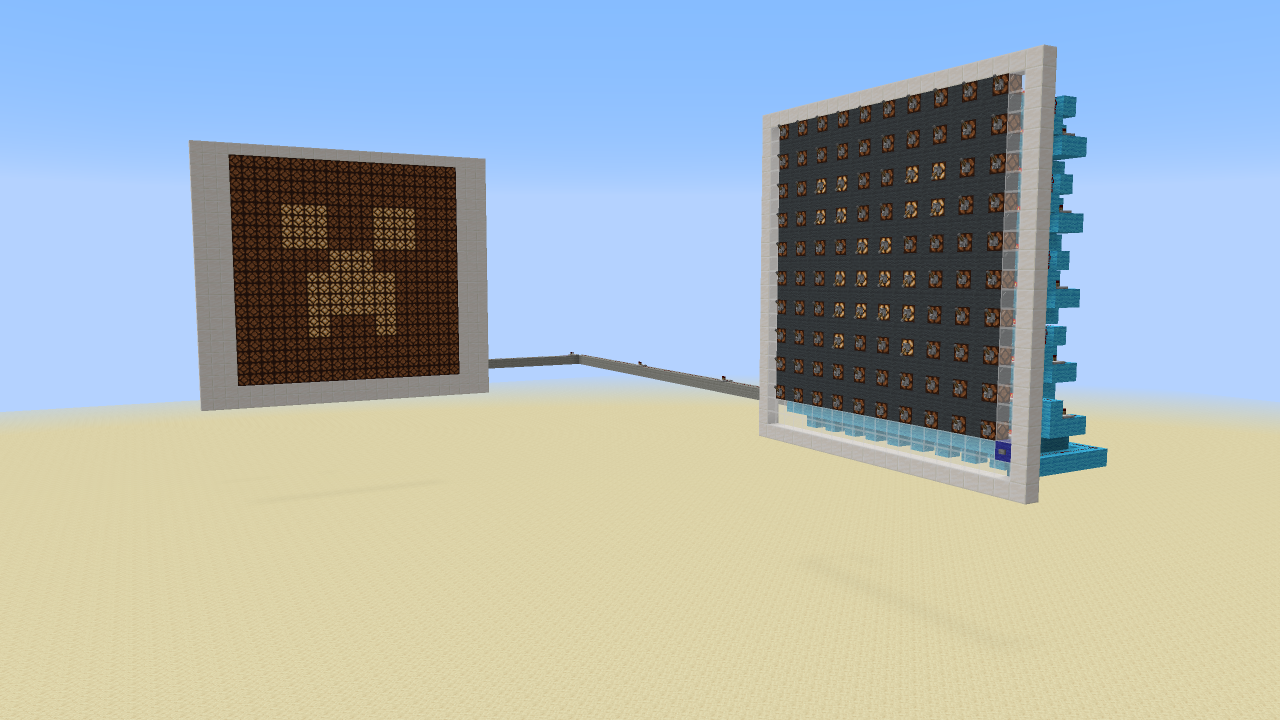 One Wire Display Minecraft Map