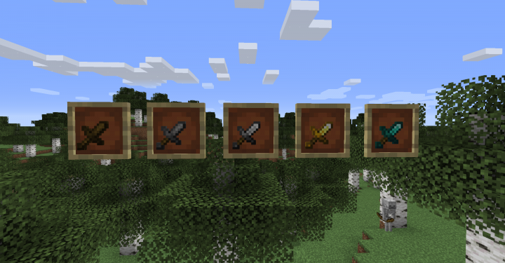 Shortened Swords Minecraft Texture Pack