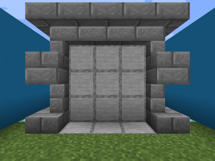 SmartDoor - Easily create 1x2 and 3x3 doors with blocks Minecraft Data Pack