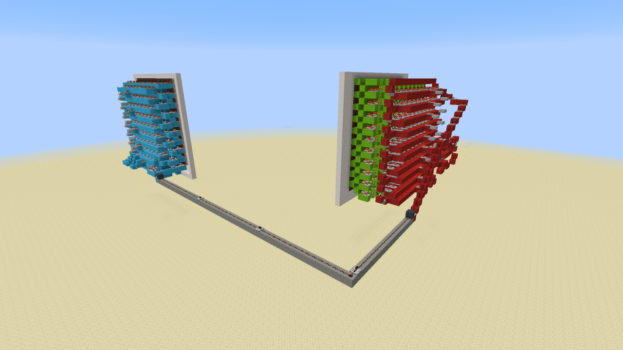 One Wire Display Minecraft Map