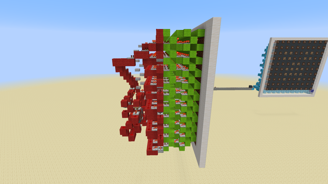 One Wire Display Minecraft Map
