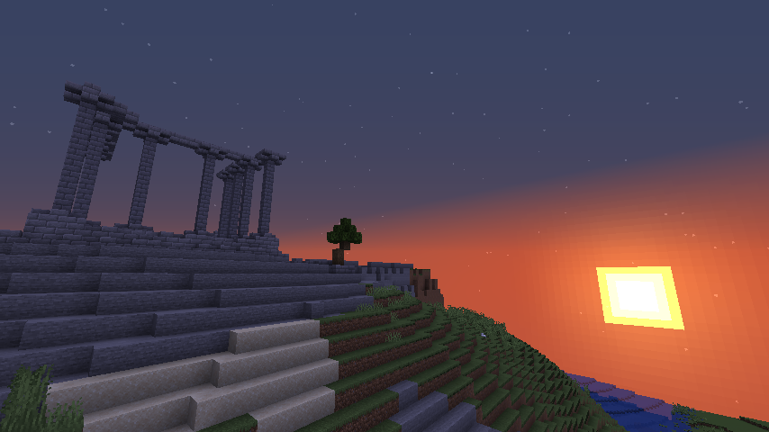 Mini temple of poseidon Minecraft Map