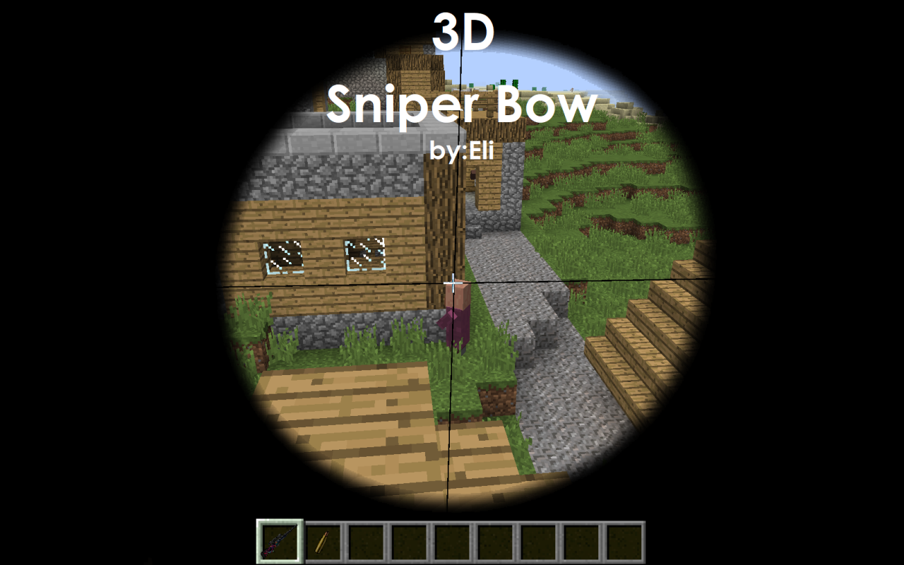 3D Sniper bow 1.8 Minecraft Texture Pack
