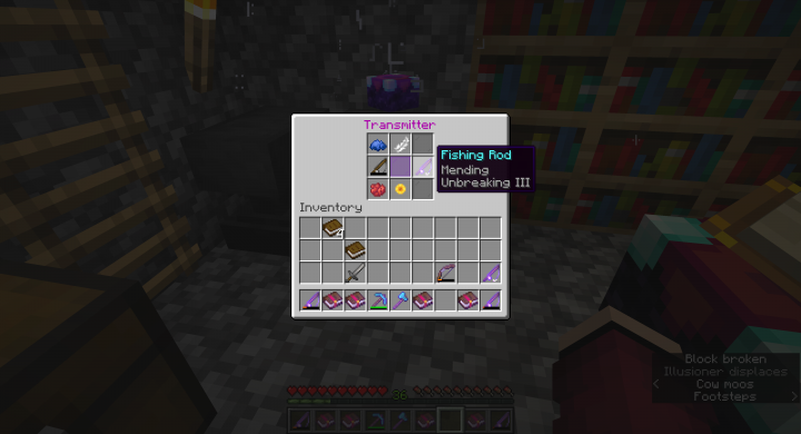 Transmitter Minecraft Data Pack