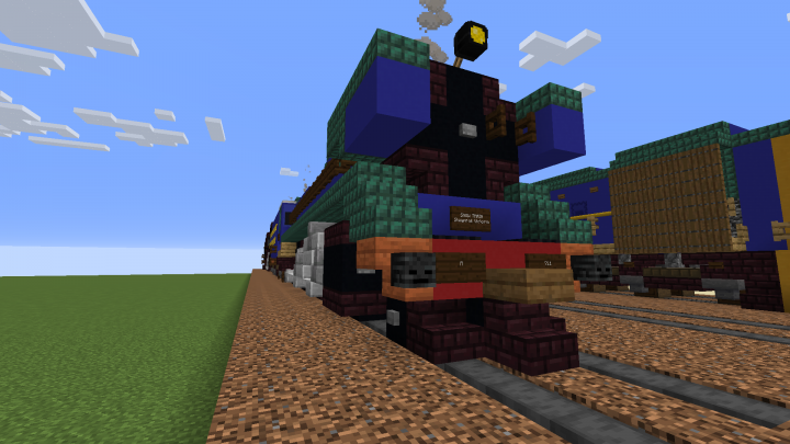 Steamrail Victoria Snow Train 3(R_711+A2_986) Minecraft Map