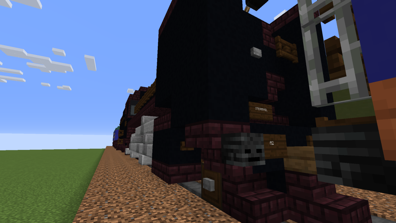 Steamrail Victoria Snow Train 3(R_711+A2_986) Minecraft Map