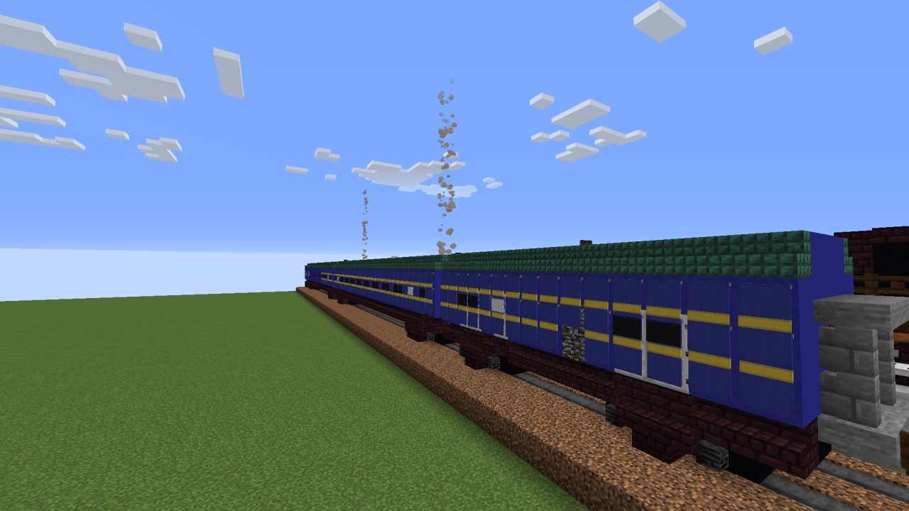 Steamrail Victoria Snow Train 3(R_711+A2_986) Minecraft Map