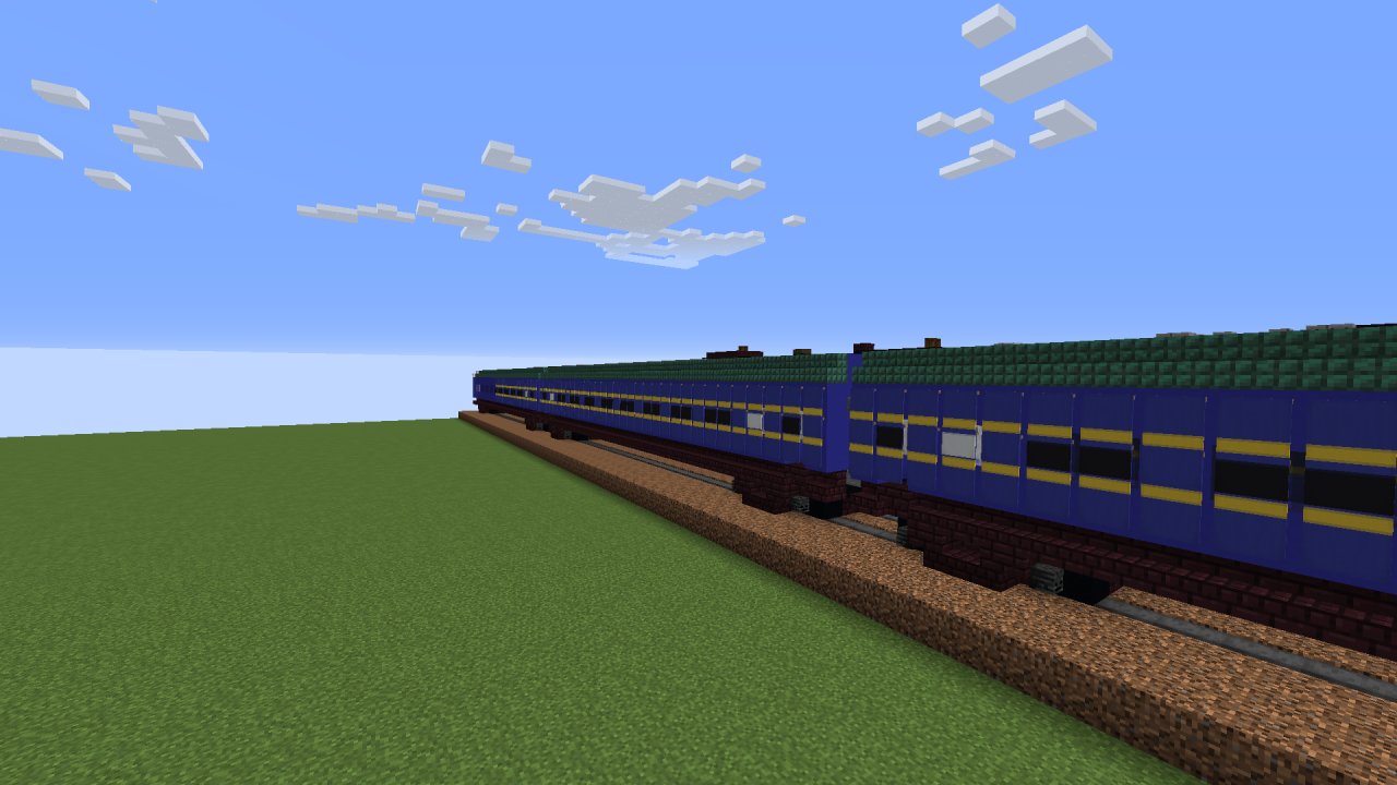Steamrail Victoria Snow Train 3(R_711+A2_986) Minecraft Map