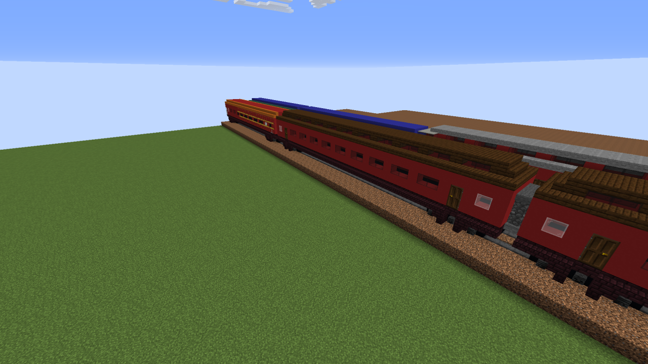 Steamrail Victoria Snow Train 3(R_711+A2_986) Minecraft Map