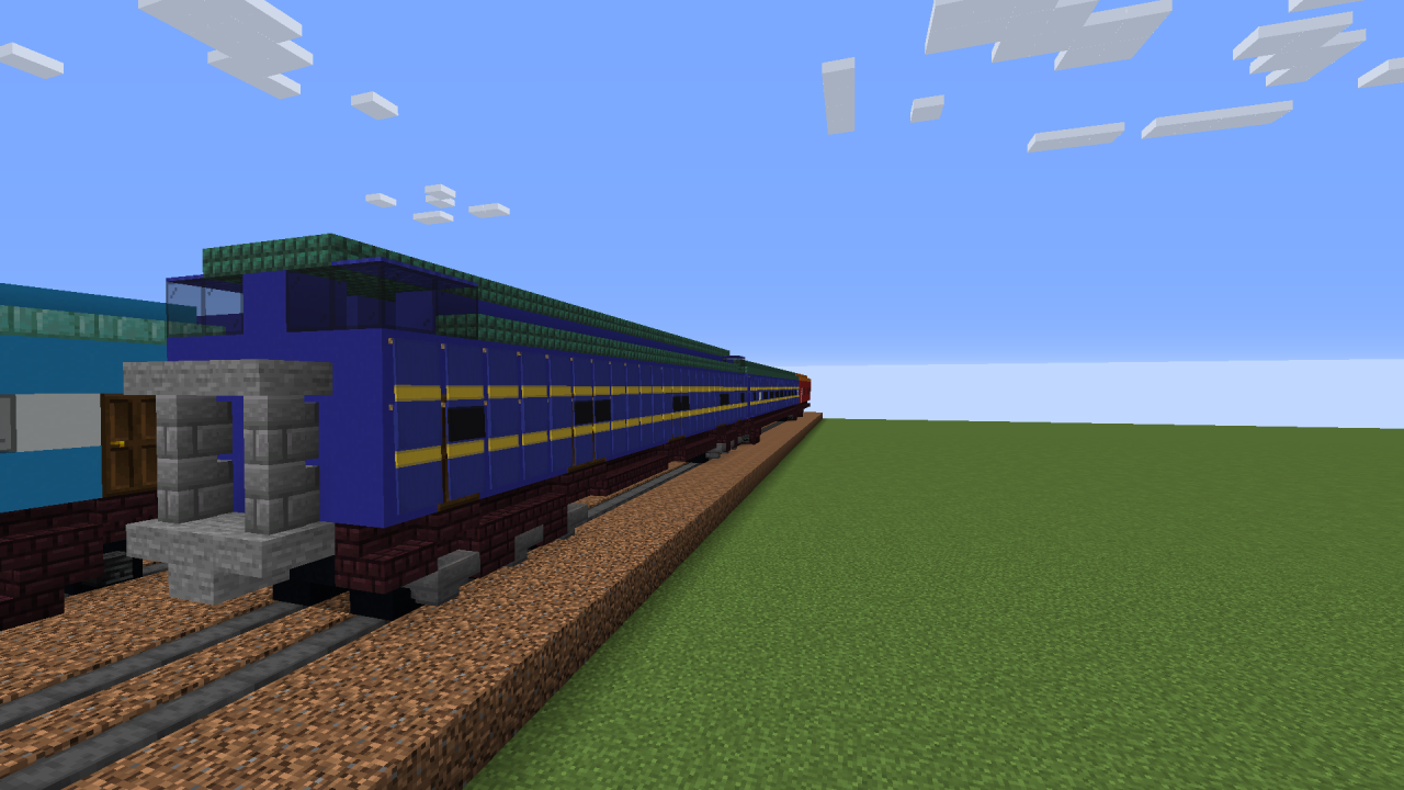 Steamrail Victoria Snow Train 3(R_711+A2_986) Minecraft Map