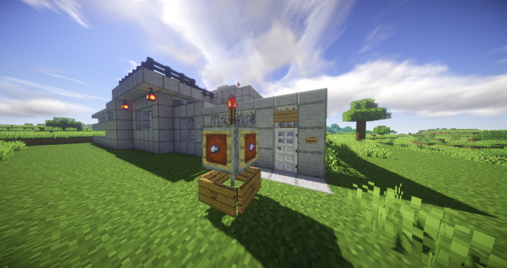 Automatic Redstone Iron Golem Factory Minecraft Map