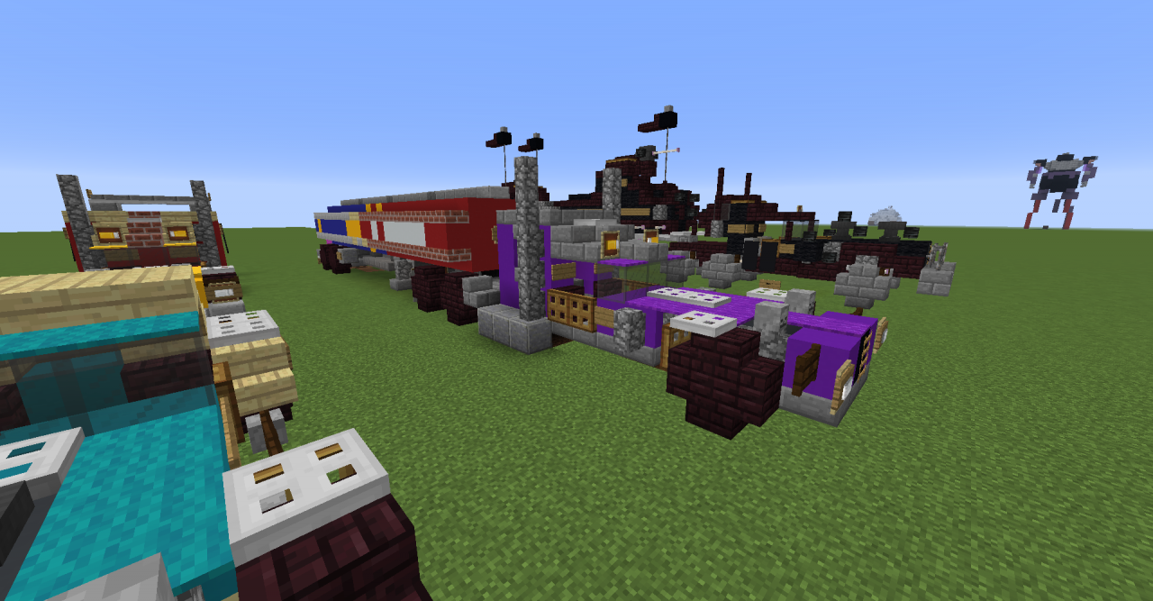 Caterham 18-wheeler Speedway Tanker Minecraft Map