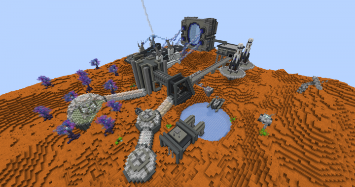 Interstellar Exploration Base - Project 2048 Minecraft Map