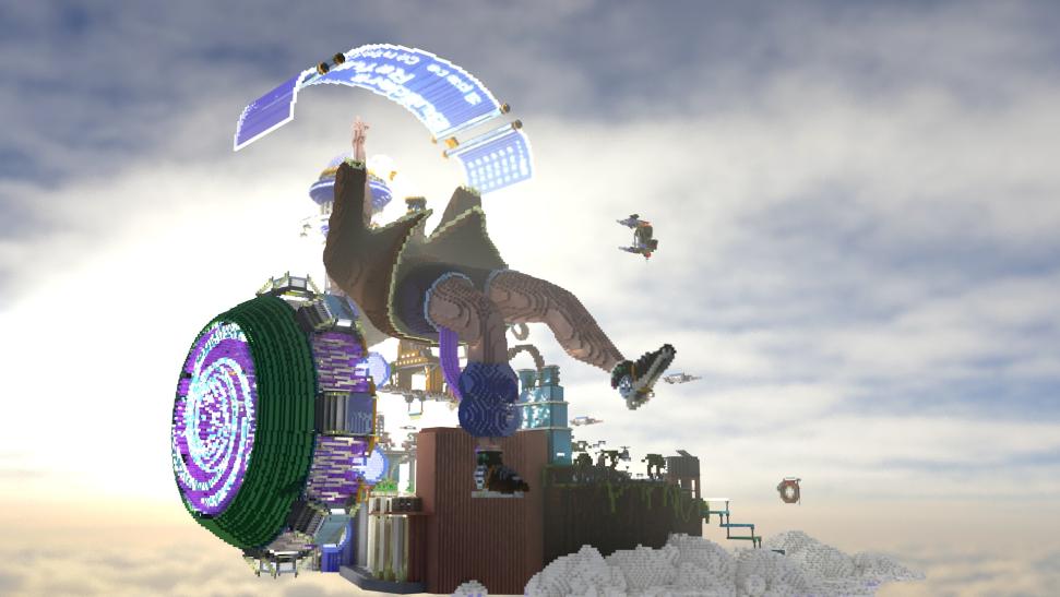 My 4D space city Minecraft Map