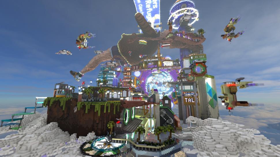 My 4D space city Minecraft Map