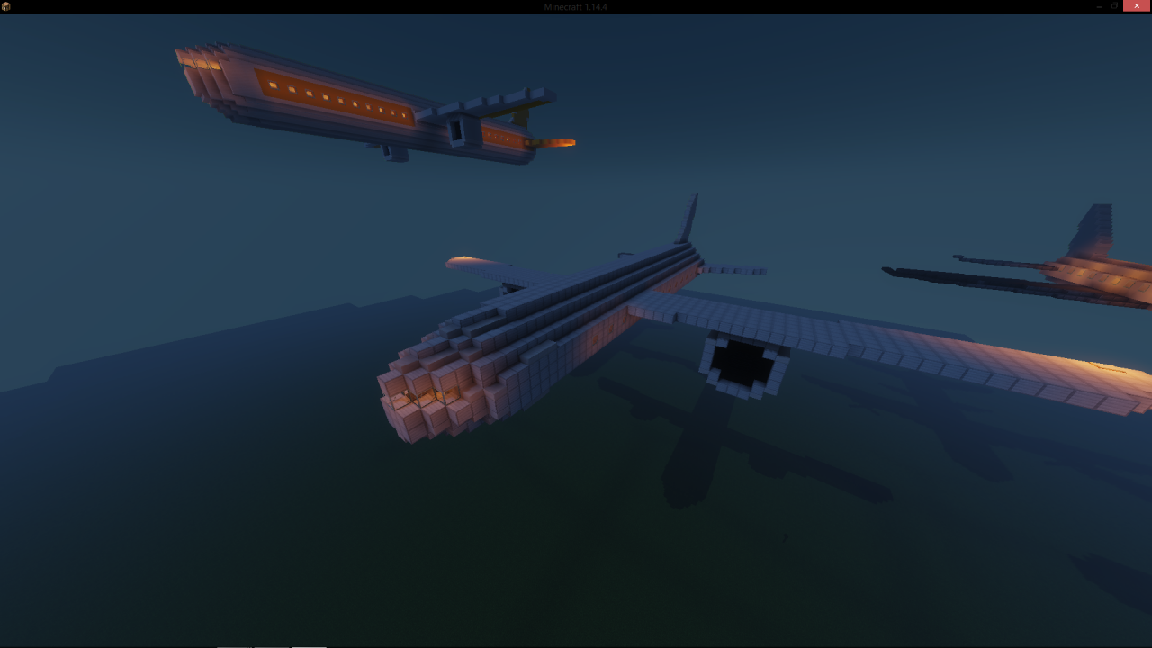4 Airplanes Minecraft Map
