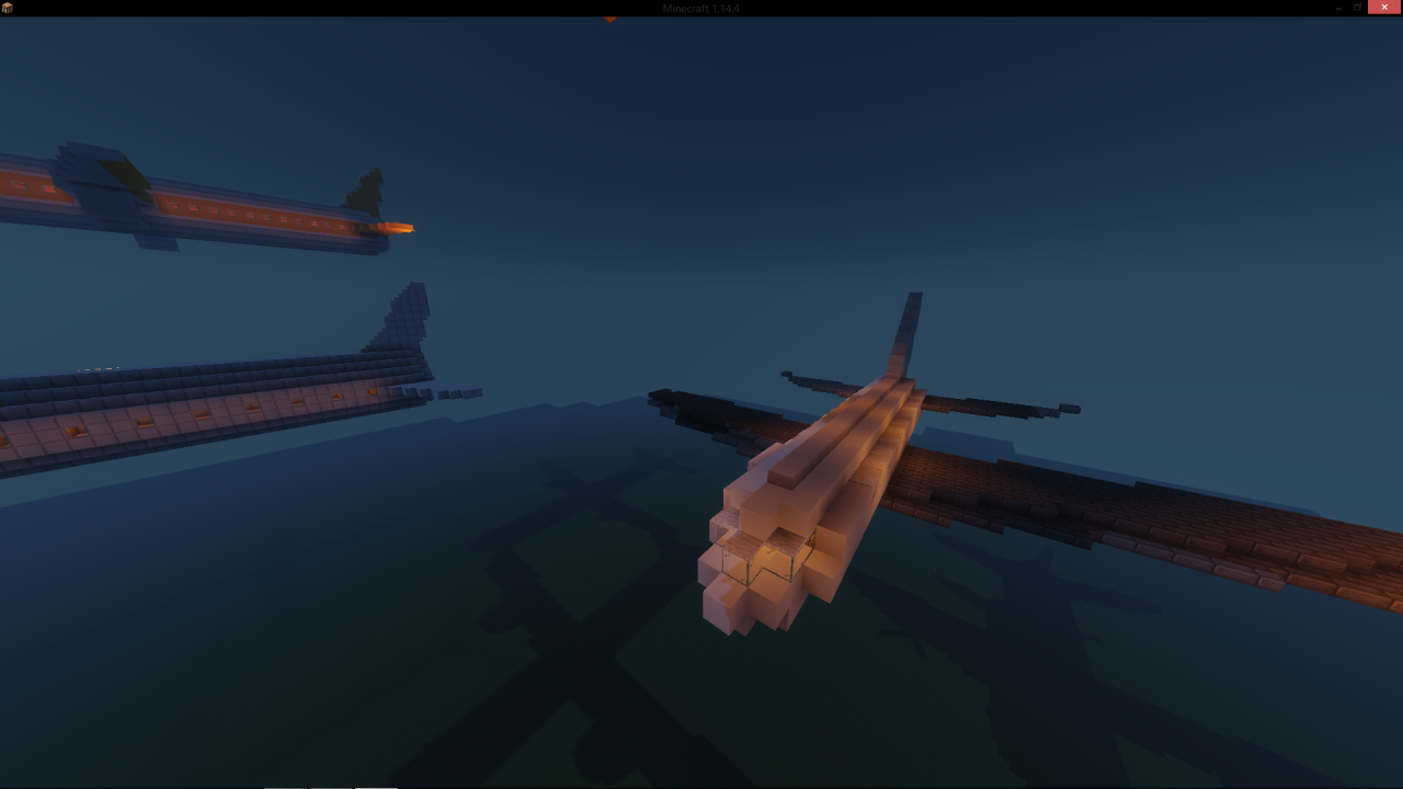 4 Airplanes Minecraft Map