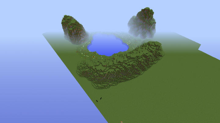Custom terrain Minecraft Map