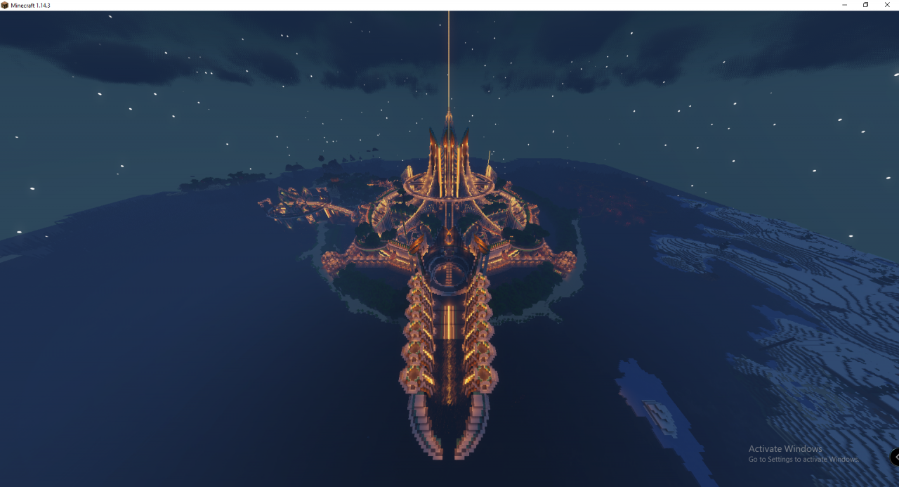 Survival server build Update! Minecraft Map