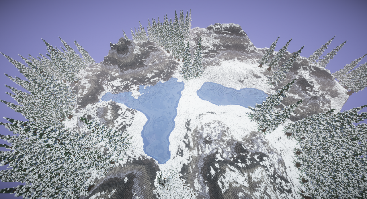 Frozen Biome 640x640 Minecraft Map