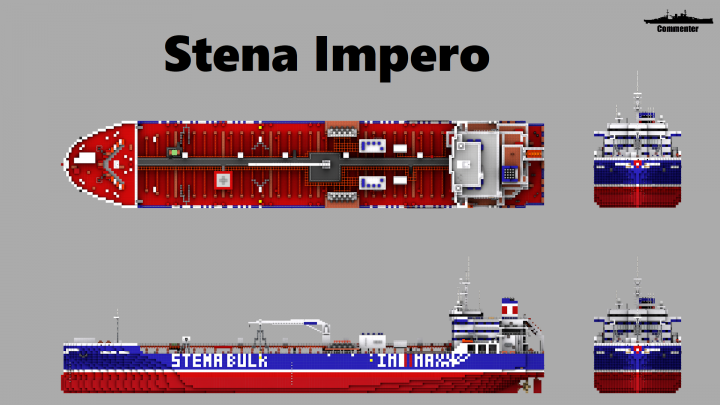Stena Impero - Tanker - 1/1 Scale Minecraft Map