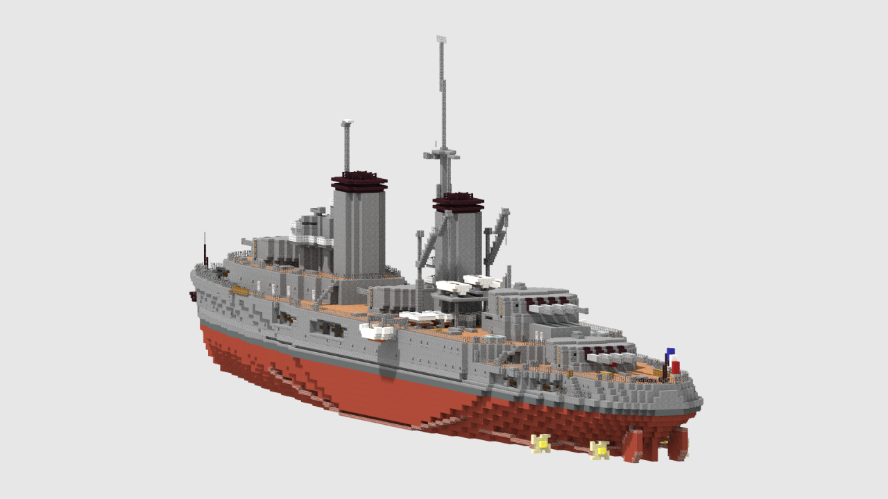 Battleship Lyon Minecraft Map