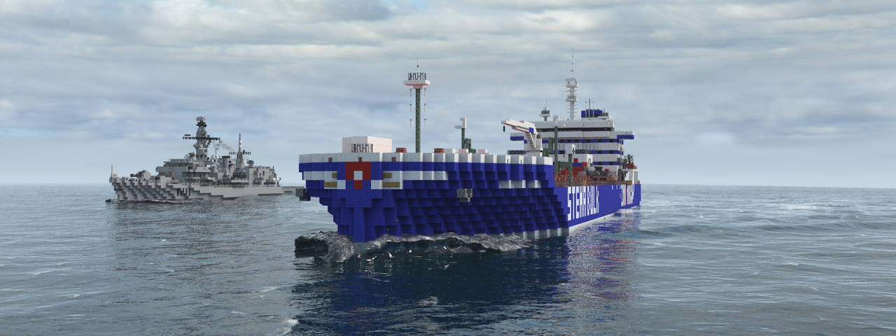 Stena Impero - Tanker - 1/1 Scale Minecraft Map