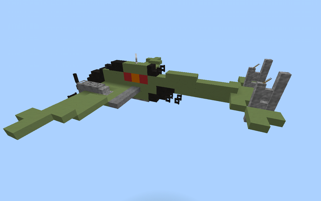 Custom Light Bomber 1:1 Minecraft Map