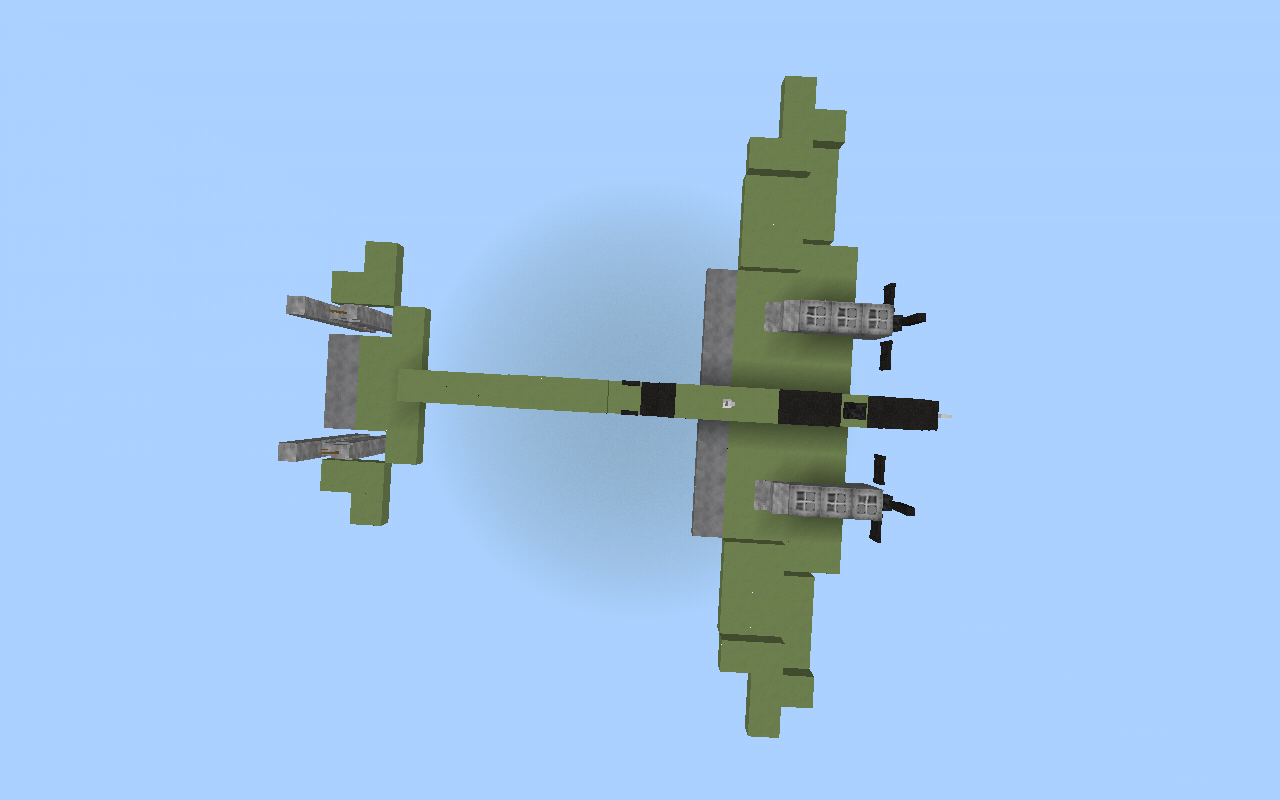 Custom Light Bomber 1:1 Minecraft Map