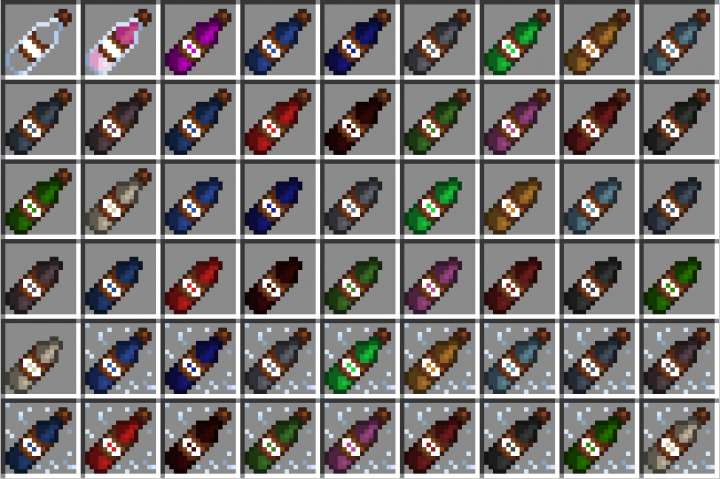 Wine Bottle Potions (With Glint) Minecraft Texture Pack