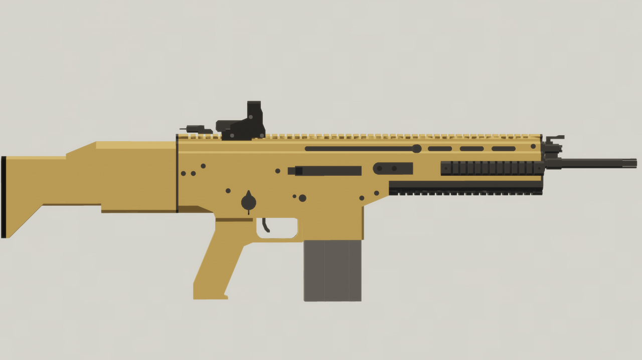 3D GUNS | FN SCAR-H Assault Rifle! (1.12+) Minecraft Texture Pack