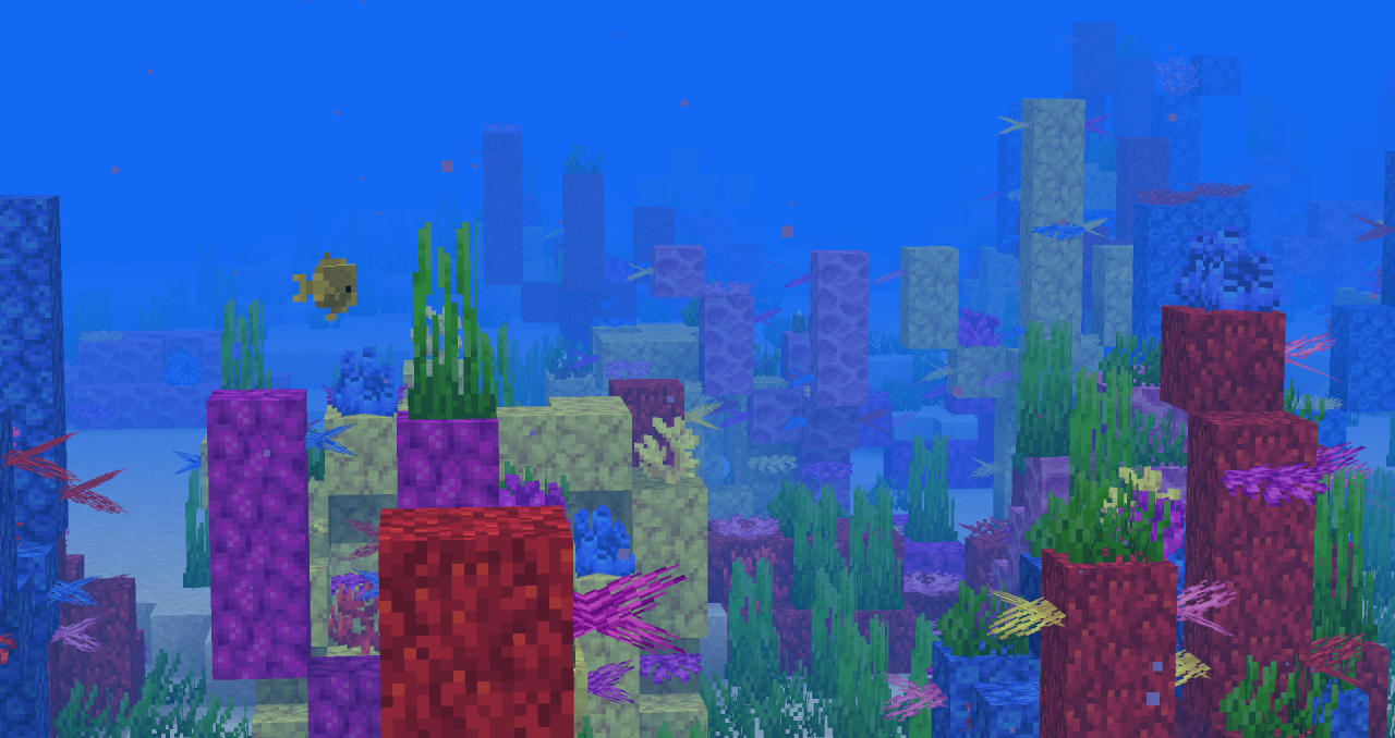 Seed: Coral Reef @Spawn Minecraft Map