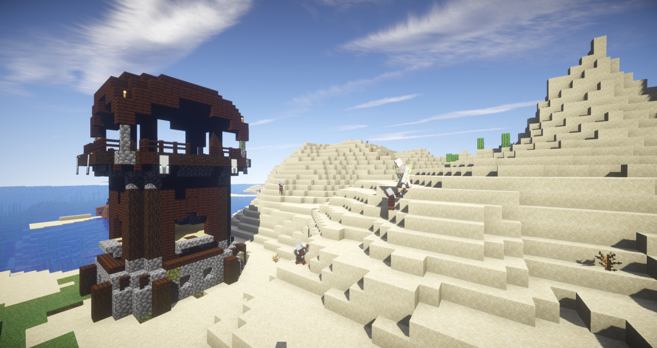 Seed: Pillager Outpost @Spawn Minecraft Map