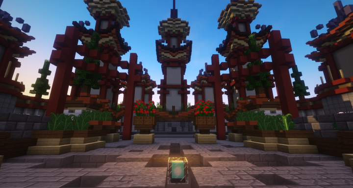Small Oriental Spawn [Mini hub] Minecraft Map