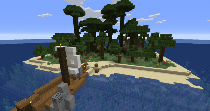 The Middle of Nowhere Survival Island Adventure Map Minecraft Map