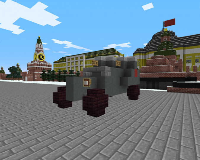 Armored car Austin-Putilov (1917) Minecraft Map
