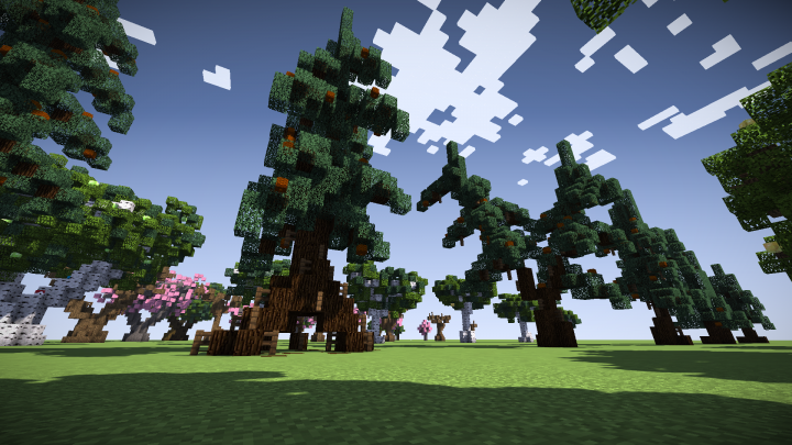 40+ Trees Minecraft Map
