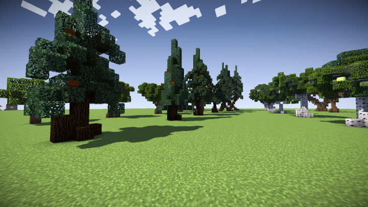 40+ Trees Minecraft Map