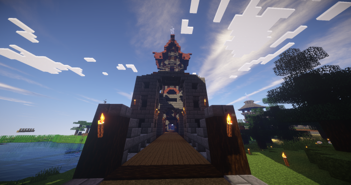 Bridge with tower Minecraft Map